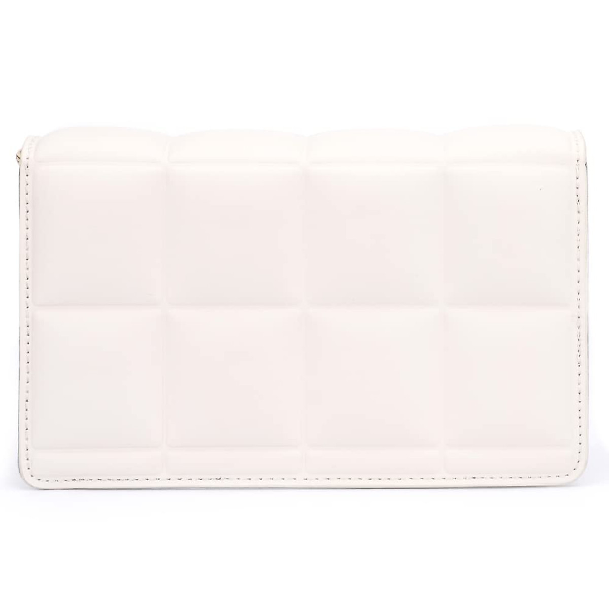 Olivia Miller Women's Fashion Kai Quilted Texture PU Vegan Leather w Front Flap n Removable Strap, Black Small Crossbody Bag, Evening Everyday Casual Work Purse Handbag