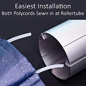 ShadePro - RV Awning Fabric Replacement - Premium Grade Weatherproof Vinyl - Universal Outdoor Canopy for Camper, Trailer, and Motorhome Awnings - Solid Black - 15' (Fabric 14'2")