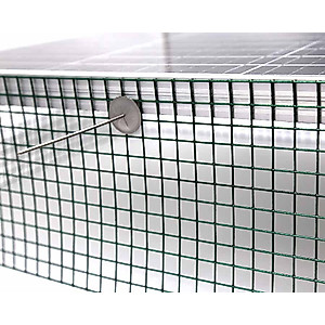 Carligo Solar Panel Bird Guard 6" x 100' with 80 Solar Mesh Screen Fastener Clips, Critter Guard for Solar Panels Pigeon Guard for Bird Proofing Solar Panels, Solar Guard, Solar Pigeon Barrier