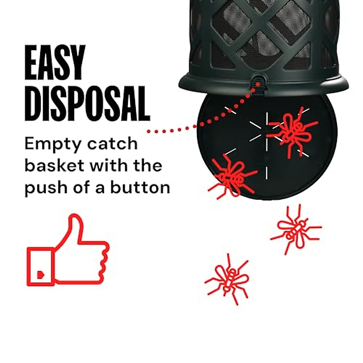 DynaTrap DT1130-GRSR 1/2 Acre Mosquito & Flying Insect Outdoor Trap and Killer – Kills Mosquitoes, Flies, Wasps, Gnats, & Other Flying Insects - Bug Zapper Alternative – Green