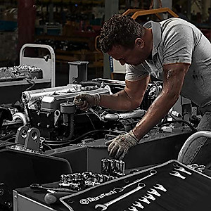 DURATECH Combination Wrench Set, SAE, 15-Piece, 1/4'' to 1-1/16'', 12-Point, CR-V Steel, with Rolling Pouch