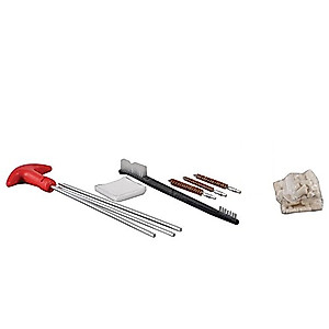 Air Gun/Air Rifle/Air Soft Cleaning kit Cleaning pad/Rod/Brush Luftgewehr Reinigung & Instandhaltung .177/.22/.25