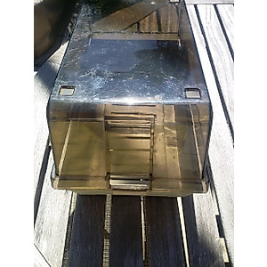 Longform: Vintage 1980s Floppy Disk 5 1/4 5.25 Storage Case Data-Case Hinged Plastic Holder