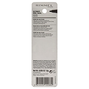Rimmel London Ultimate Kohl Kajal Waterproof Eyeliner - 003 Smoked Emerald Eyeliner Women 0.06 oz
