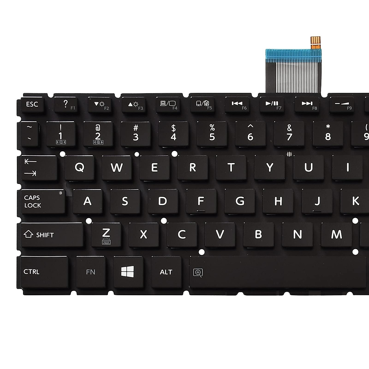 SUNMALL Backlit Keyboard Replacement Compatible withToshiba Satellite E45t-B4204 E45T-B4300 E45T-B4106 E45T-B E45-B Series H000069210, 0KN0-VP4US12, MP-13R53USJ528