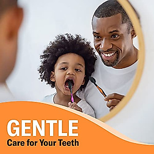 24 Count Charcoal Toothbrushes - Deepest Clean Black Charcoal Infused Soft Bristle Toothbrush Bulk Set - Colored Individually Wrapped Disposable Tooth Brush Pack for Travel, Kids, Family, Dental Care