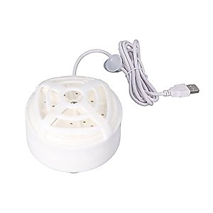 Zerodis Portable Dishwasher Mini Dishwasher 5V 2A ultrasonic Washer 30 Minutes Automatic Shutdown USB Powered White Portable Fruit Dishwasher Mini Washing Machine