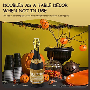 POPUPARTY Champagne Bottle Party Popper - 15.3'' (1 Pc.) - for Birthday, Celebration, Wedding, New Year, Party Decoration