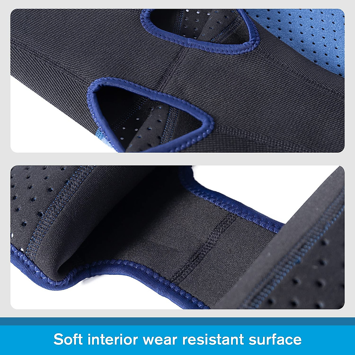 Coodeo Dog Recovery Suit, Cone Collar Alternative, Abrasion Resistant Dog Recovery Rear Sleeves, Washable 2.5mm Thick and Waterproof, Pet Wounds Prevent Licking, Biting (2XL, Blue)