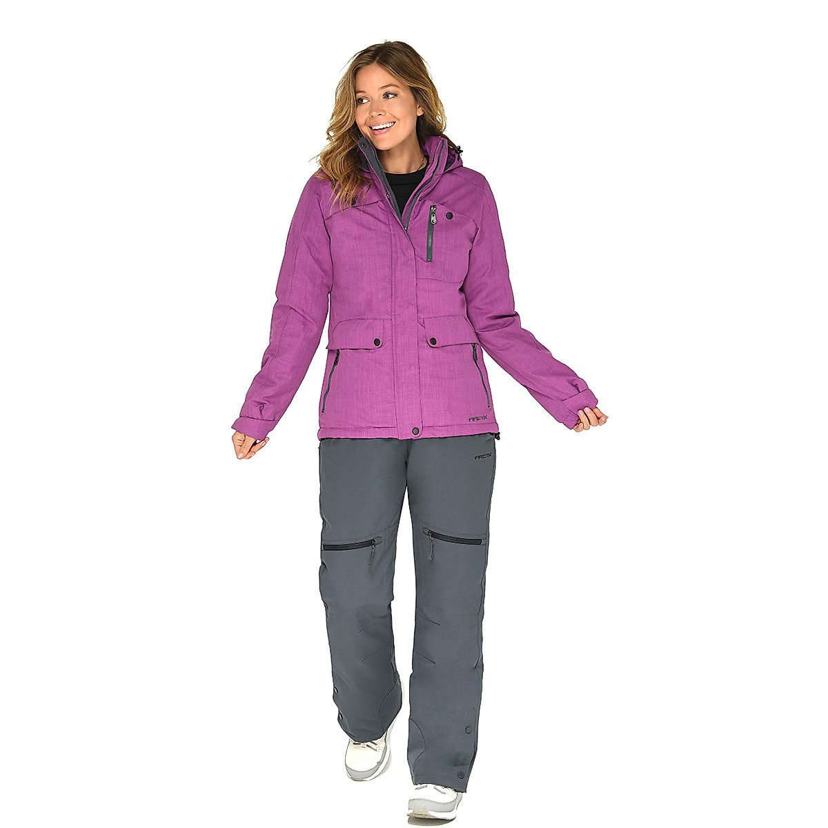Arctix Women's Daybreak Insulated Jacket, Amethyst Melange, Medium