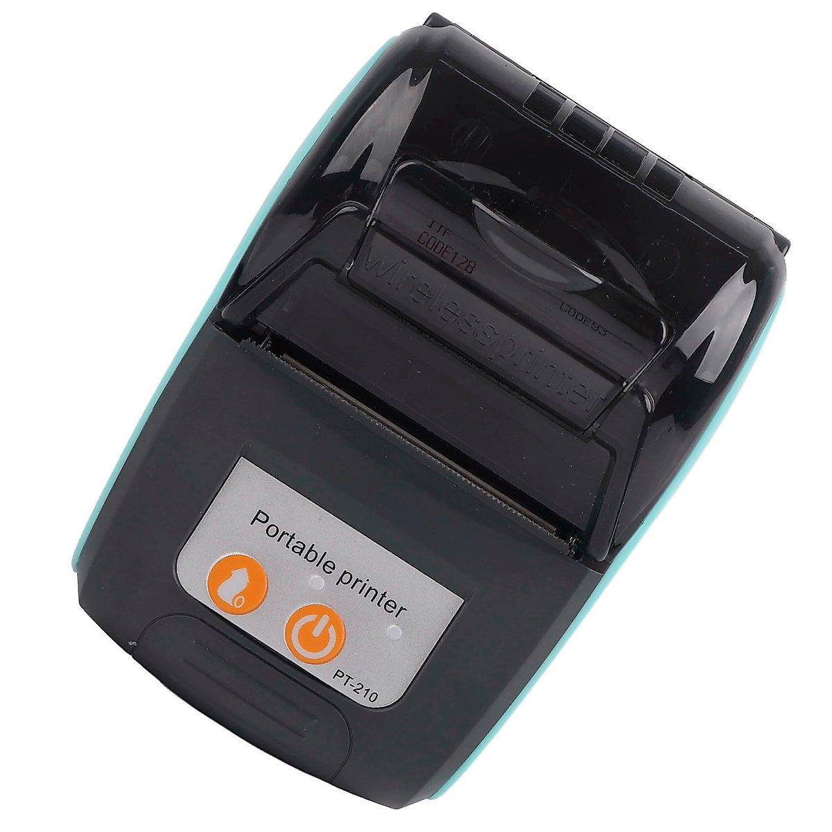 DAUERHAFT Thermal Printer, Wireless Portable Receipt Printer, Mini Bluetooth Thermal Bill Printer, 58mm 110-240V(Blue)