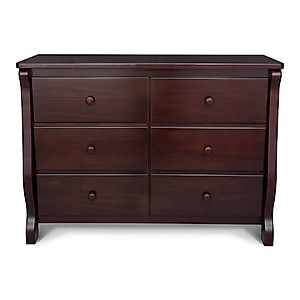 Delta Children Universal 6 Drawer Dresser, Espresso