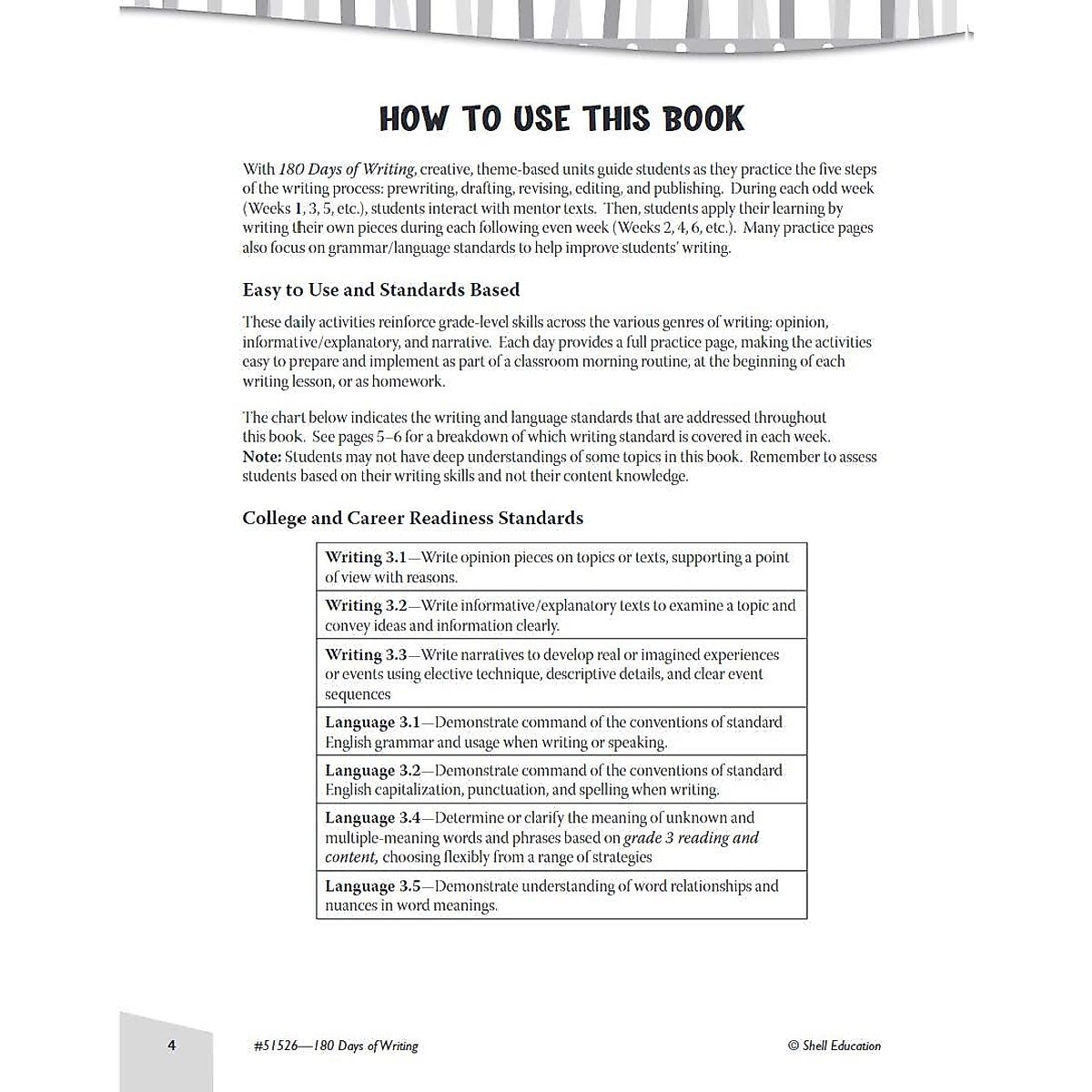 180 Days of Writing for Third Grade - An Easy-to-Use Third Grade Writing Workbook to Practice and Improve Writing Skills (180 Days of Practice)