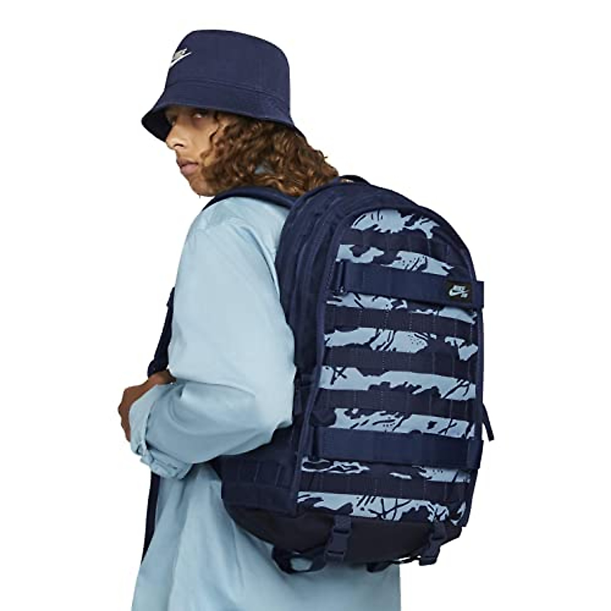Nike SB RPM BackPack (Midnight Navy/Worn Blue, One Size)