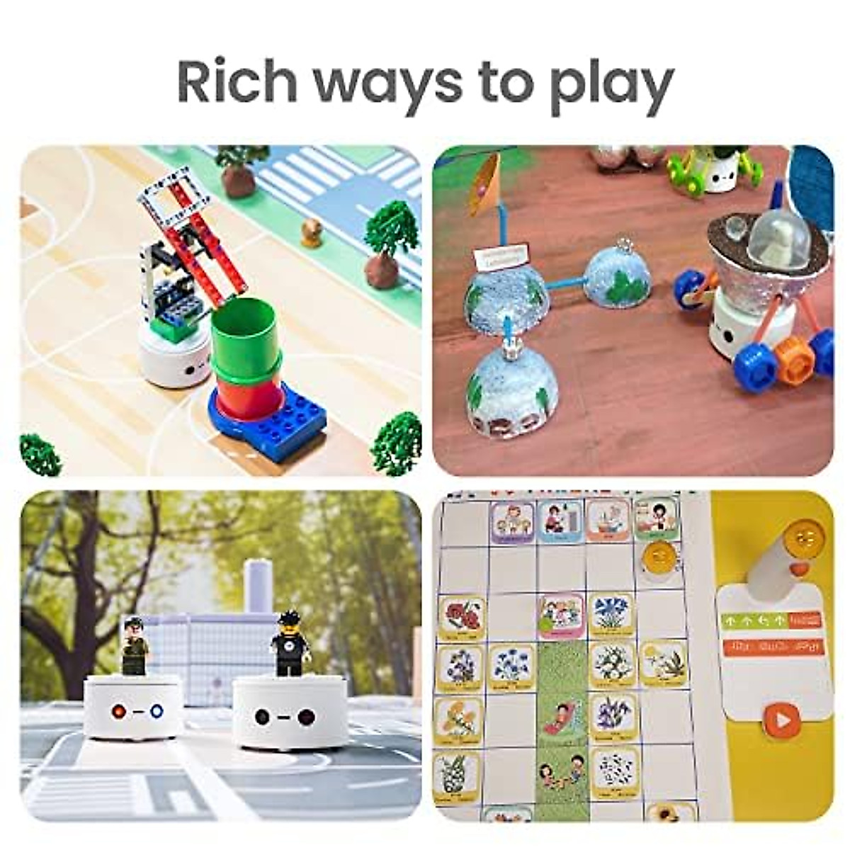 Matatalab Pro Set Coding Robot for Kids Ages 4+, STEM Educational Toy for Kids, Entry-Level Programming DIY Mechanical Building Blocks Robot, Learn to Code with Game