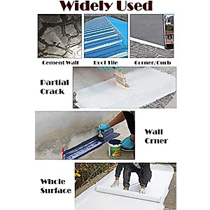 LLPT Waterproofing Membrane Anti-Fracture Fiberglass Fabric Tape 6 Inch x 82 Feet Water Barrier Tape Roll for Tile Wall Bathroom Shower Pan Curb Seam Niche Floor Crack (FWR150)