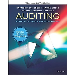 Auditing: A Practical Approach with Data Analytics, WileyPLUS Card with Loose-leaf Set