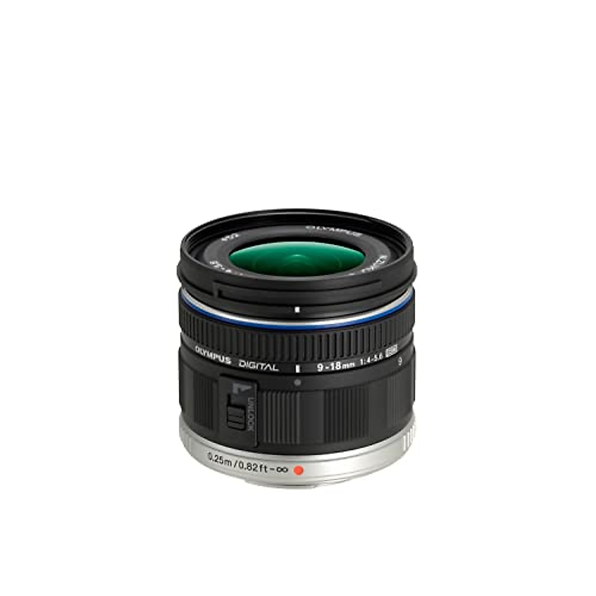 OLYMPUS OM SYSTEM M ED 9-18mm f/4.0-5.6 micro Four Thirds Lens for Olympus and Panasonic Micro Four Third Interchangeable Lens Digital Camera - International Version (No Warranty)