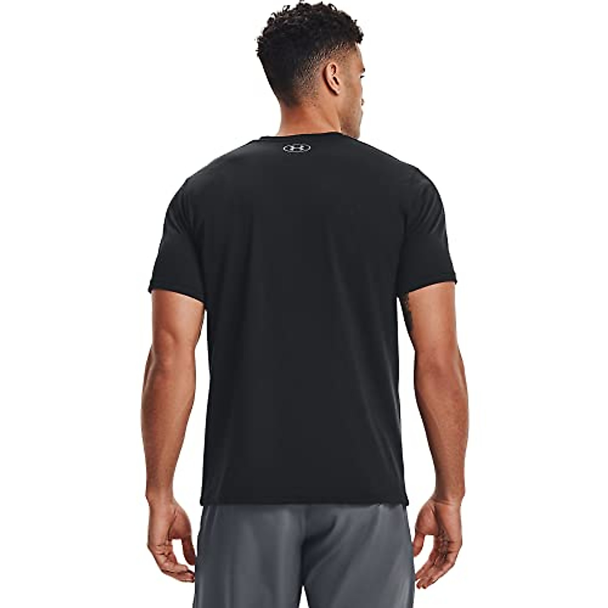 Under Armour Men's Fast Left Chest 2.0 Short-Sleeve T-Shirt, Black (001)/Black, 4X-Large Tall