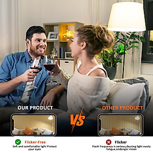 TEXTHELL Led Light Bulb 400W Equivalent 6250 Lumen 5000K E26/E27 Medium Base 50W led Bulb for Outdoor Indoor Lamp Area Garage Warehouse Workshop Street Backyard