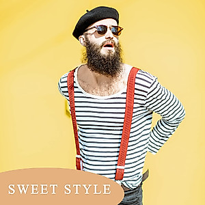 BBTO 12 Pieces Beret Hats for Women French Baggy Wool Hat Casual Classic Sweet Artist Cap for Women Girls(Black)