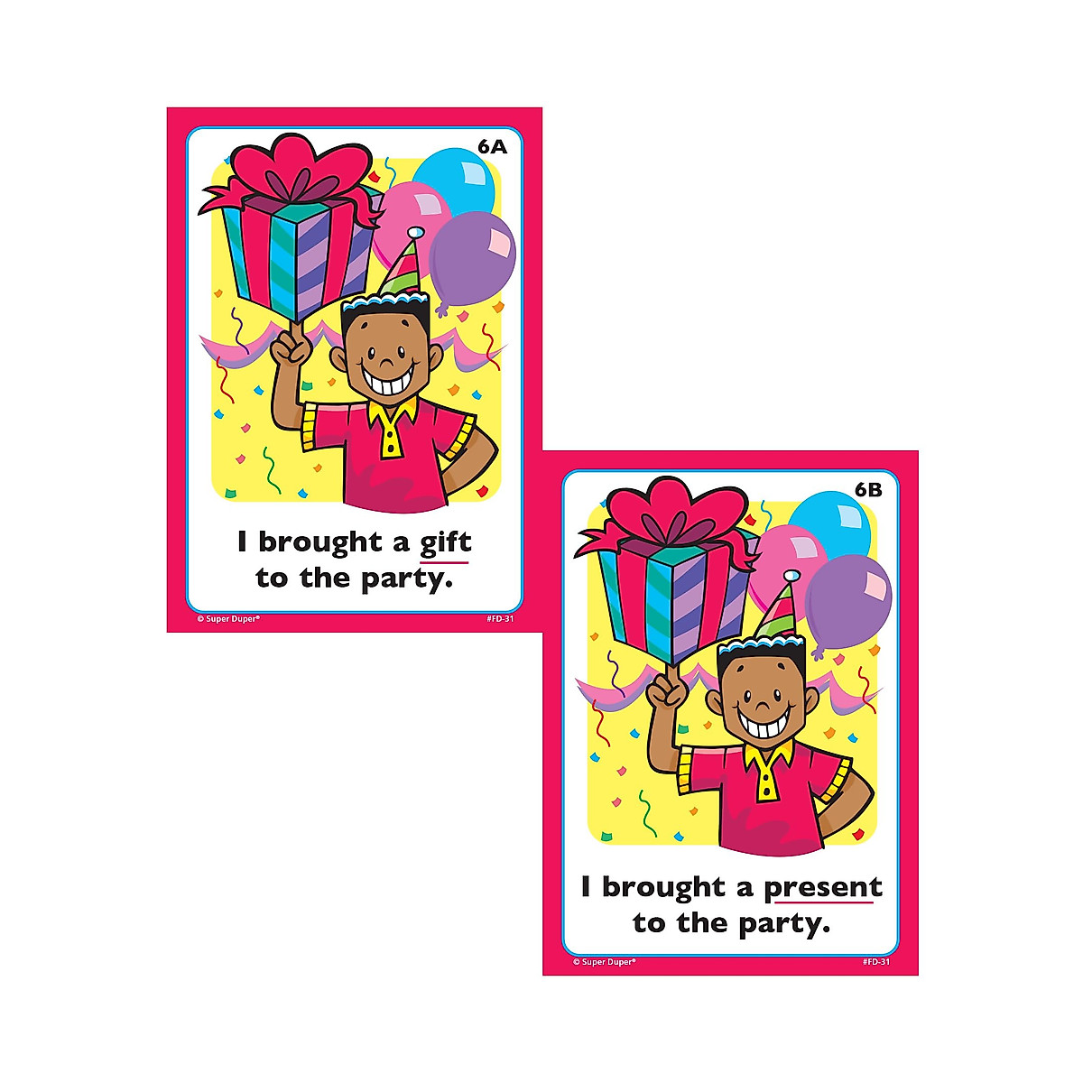 Super Duper Publications | Synonyms Fun Deck Flash Cards | Educational Learning Resource for Children