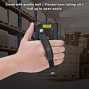 RUGLINE 2024 Android Barcode Scanner, Android13 PDA, 4GB+64GB Barcode Scanner with Keypad, Equip with Honeywell N6703 1D 2D QR Code Scanner, IP66 Inventory Scanner with Software for Warehouse