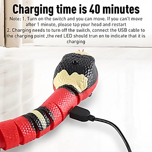 Cat Toys Snake Interactive,Kitten Toys,Realistic Smart Sensing Snake Toy,USB Rechargeable,Automatically Sense Obstacles and Escape,Electric Tricky Snake Cat Toys for Indoor Cats Dogs(Pink snake)