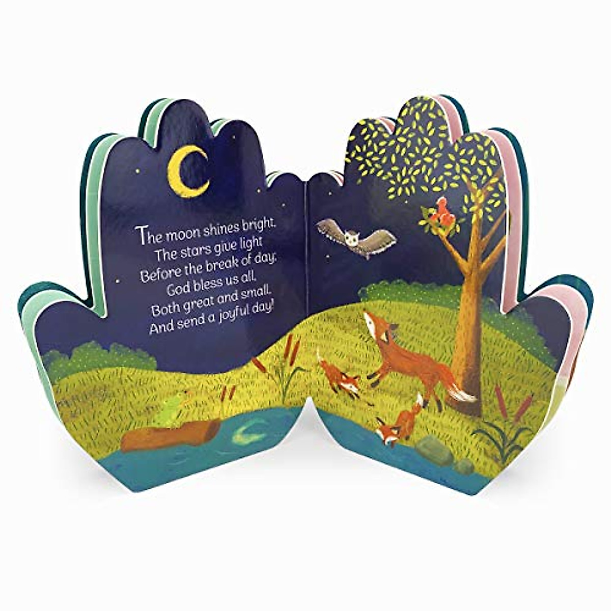 Goodnight God Bedtime Prayers Praying Hands Board Book - Gift for Easter, Christmas, Communions, Birthdays, and more! (Little Sunbeams)