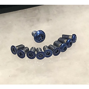 Blue Torx Screws Set for Spyderco Tenacious Resilience Pocket Knife Set of 10pcs TBLU-VAL-10