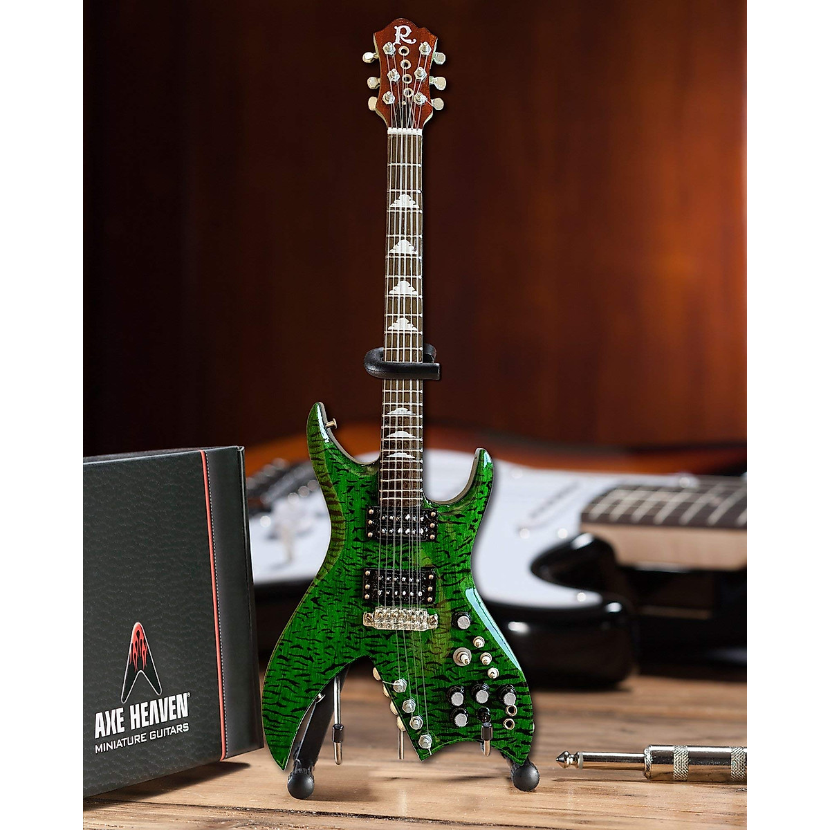 AXE HEAVEN Mini Guitar Slash Collectible Guitar B.C. Rich Bich 1:4 Scale Replica