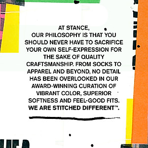 Stance Sidewinder Hiking Crew Blue MD (US Men's Shoe 6-8.5, Women's Shoe 8-10.5)