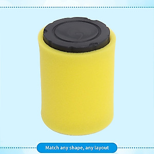 591334 Air Filter for Compatible with Briggs and Stratton with Pre Filter 796031 MIU1303 GY21435 MIU13963 94201 591334 796031(Pack of 6)