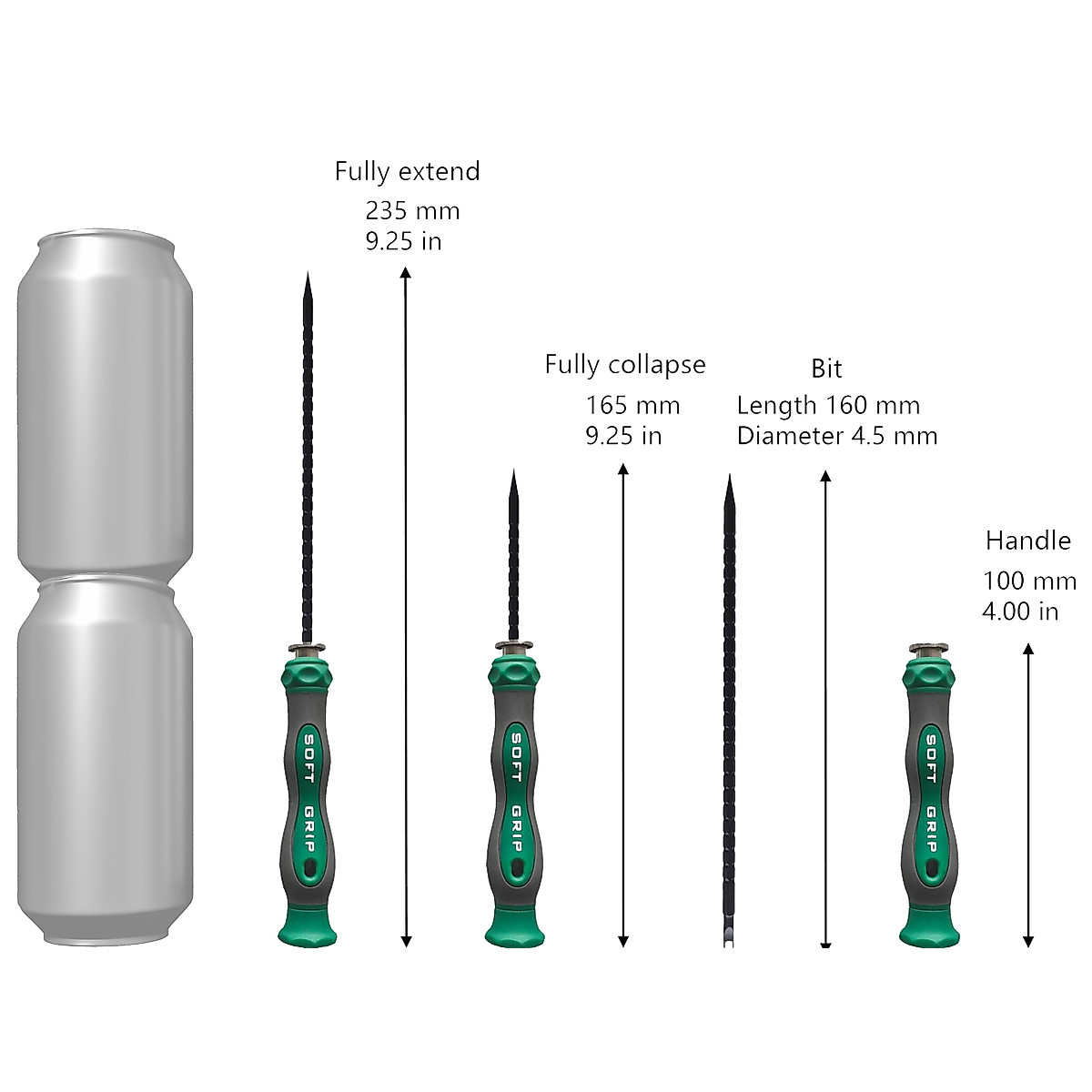 Professional Micro precision screwdriver set, 14-position adjustable shank, ultra slim tip, ergonomic grip, 16 in 1, chrome vanadium steel, for general repair, PC, laptop, tablet, phone, game consol