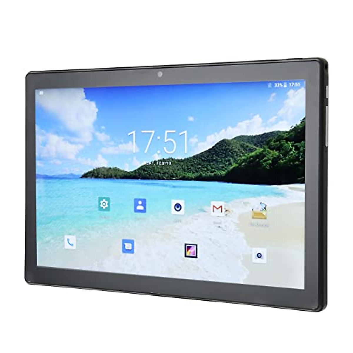 Airshi Office Tablet, Tablet PC Black 10.1in FHD Octa Core CPU for Work (US Plug)