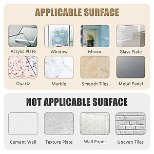 HOMEBROS Kitchen Utensil Rail Rack, 2 Packs Adhesive Utensil Rack Holder with 6 Hooks No Drilling Wall Mounted Hanger for Kitchenware Cups Mugs Towels - Black