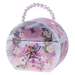 Childrens Musical Jewelry Music Box Ballerina Fairy PNK