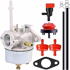 631954 Carburetor for Tecumseh 632371 632371A H70 & HSK70 7hp ARIENS TORO SNOWKING Snow Thrower Blowers Tillers Go-Karts - Replaces Tecumseh 632371 Carburetor (631954)
