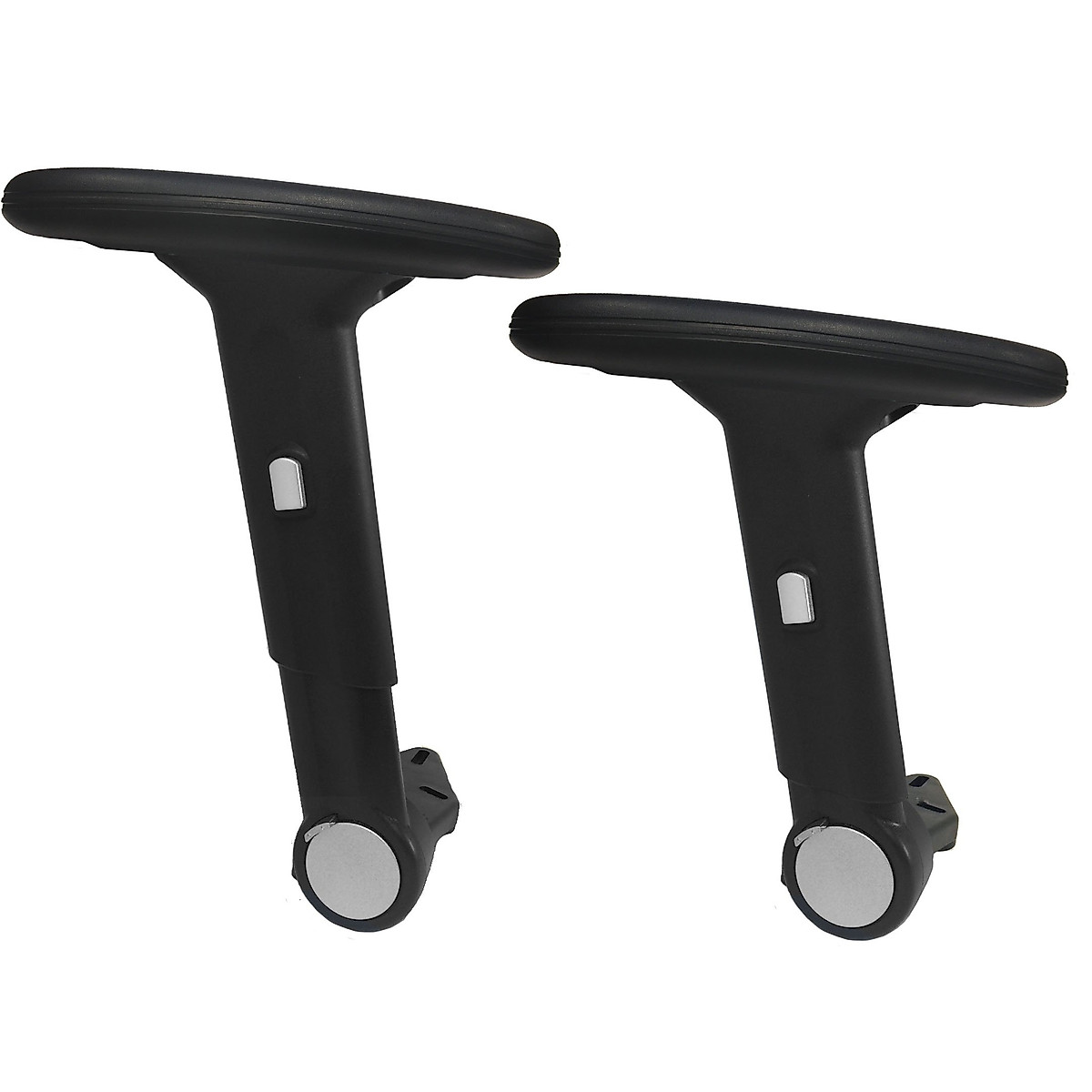 Height Adjustable Office Chair Armrest w/Arm Pads (Pair) S4761-K - Replacement Arms