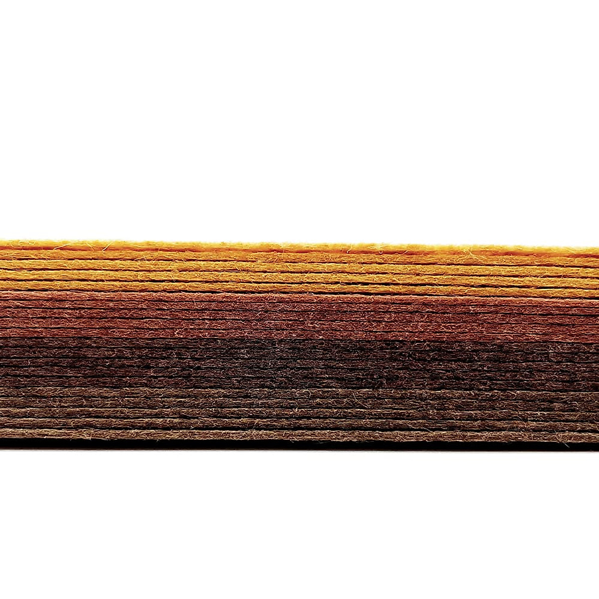 HellooColor 4x5 Pcs Felt Fabric Sheet 8x12 inches Brown Series Craft Squares Nonwoven 1mm Thick