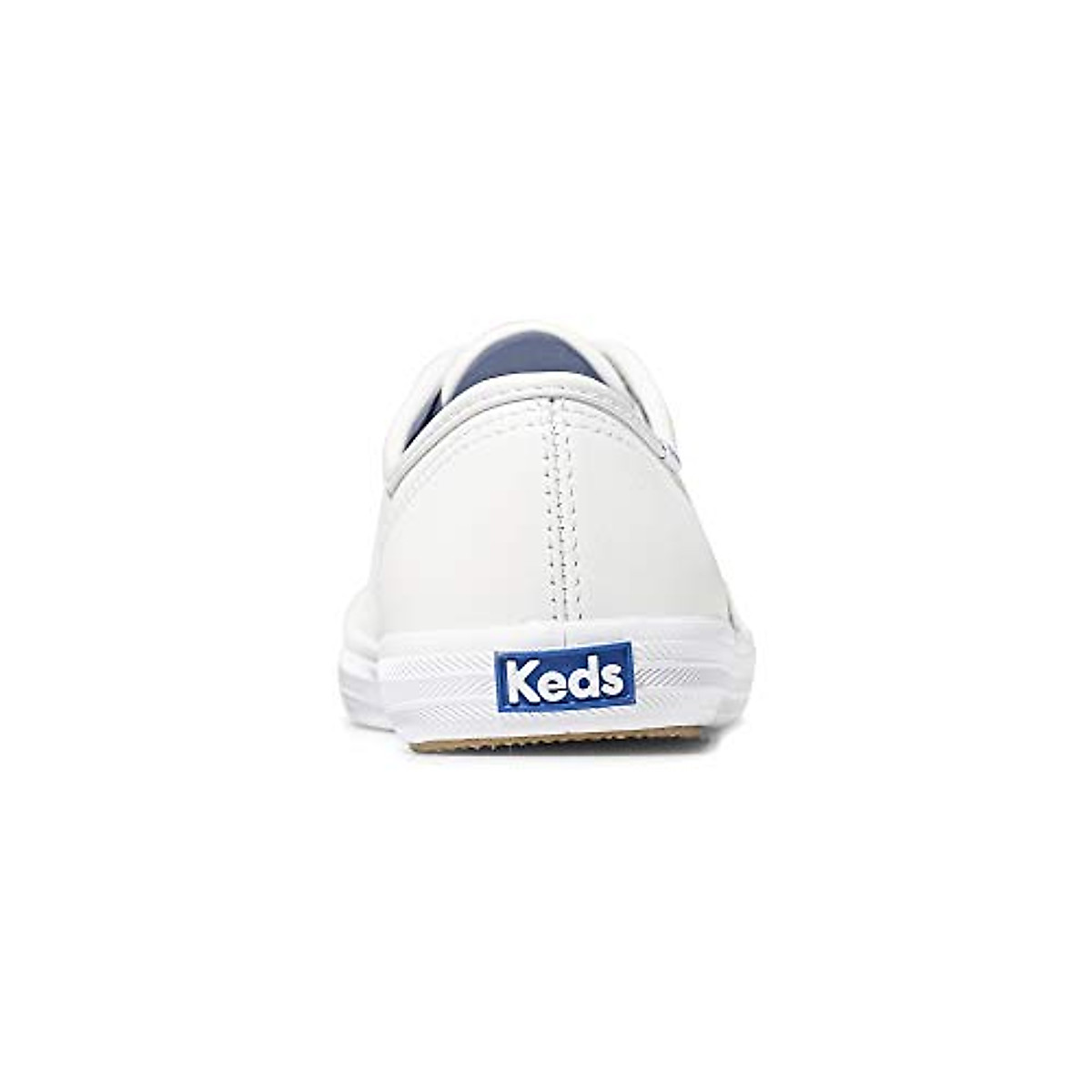 Keds Women's Champion Lace Up Sneaker, White Leather, 6.5