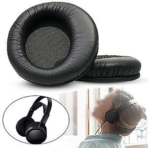 MDR-RF985R Replacement Ear Pads Cushion Cups Compatible with Sony TMR-RF985R RF985RK MDR-RF970R RF970RK 960R RF925RK RF925R Wireless Headphones, Repair Parts with Soft Leather Surface
