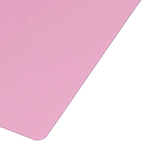 Clip Board, Soft Convenient Clear Clipboard Plastic Easy to Clean for Writing for Drawing(EVA Exam Pad A4-Light Fei Powder)