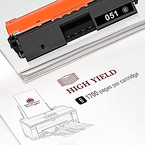 Toner Kingdom Compatible Toner Cartridge Replacement for Canon 051 for Canon ImageCLASS LBP162dw MF267dw MF264dw MF269dw Printer (Black, 2 Packs)