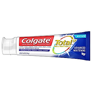 Colgate Total SF Advanced Whitening Toothpaste 6.4 oz, 5-pack