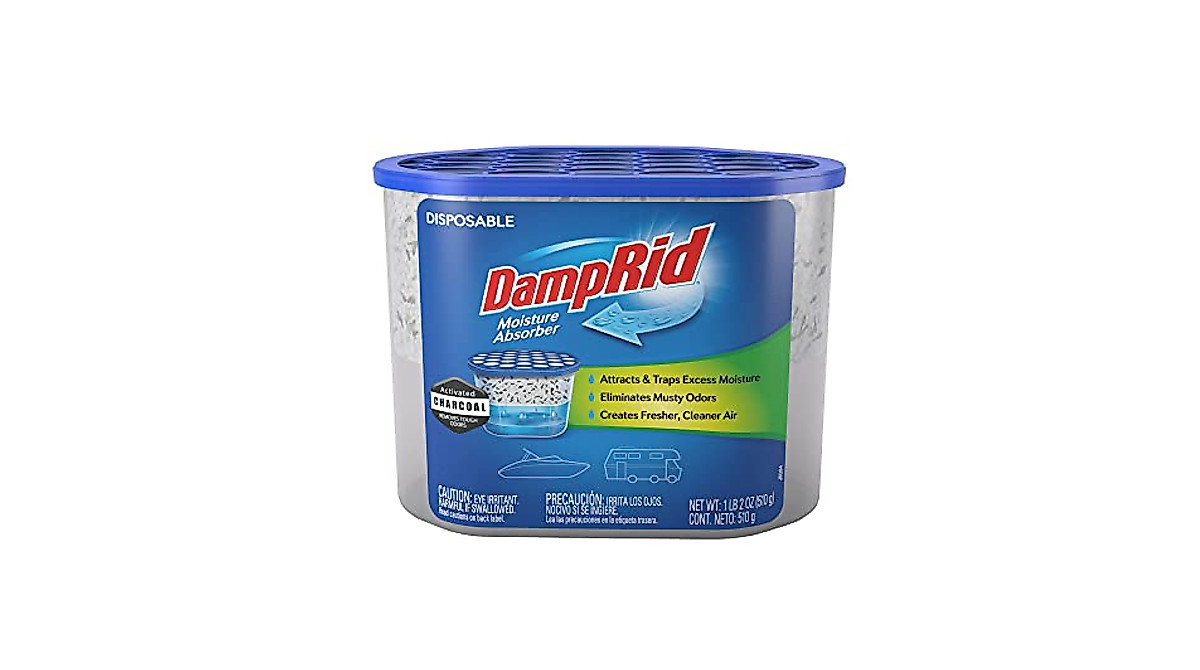 Eliminate Odors & Moisture in Boats/RVs with DampRid Charcoal