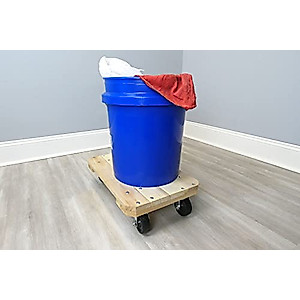 Shepherd Hardware 9854 Solid Wood Plant Dolly, 12-Inch x 18-Inch, 360-lb Load Capacity