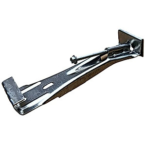 (10 Pack) 6 Inch Gutter Hangers Heavy Duty Hidden Rain Gutter Bracket Fastener with Clip Comes with a Pre-Inserted Rust Resistant Screw for 5" K-Style Aluminum Gutters - Easily Repair Sagging Gutters