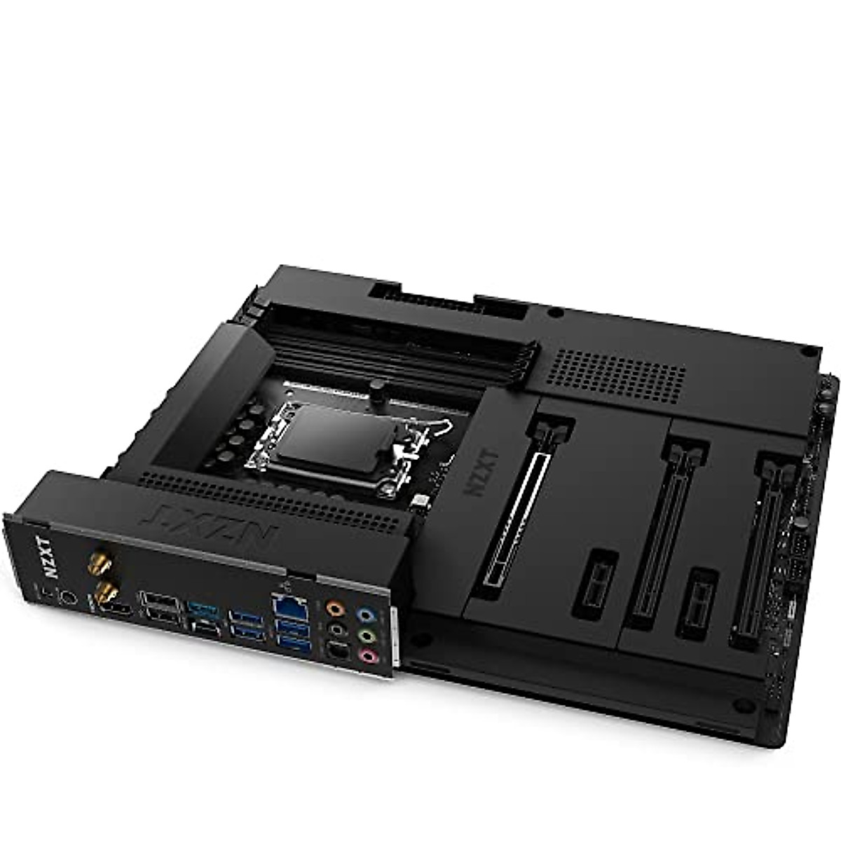 NZXT N7 Z690 Motherboard - N7-Z69XT-B1 - Intel Z690 chipset (Supports 12th Gen CPUs) - ATX Gaming Motherboard - Integrated I/O Shield - WiFi 6E connectivity - Bluetooth V5.2 - Black