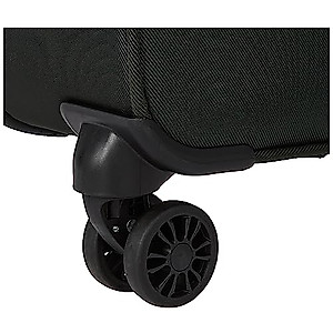 DELSEY Paris Sky Max 2.0 Softside Expandable Luggage with Spinner Wheels, Green, Checked-Medium, 24 Inch